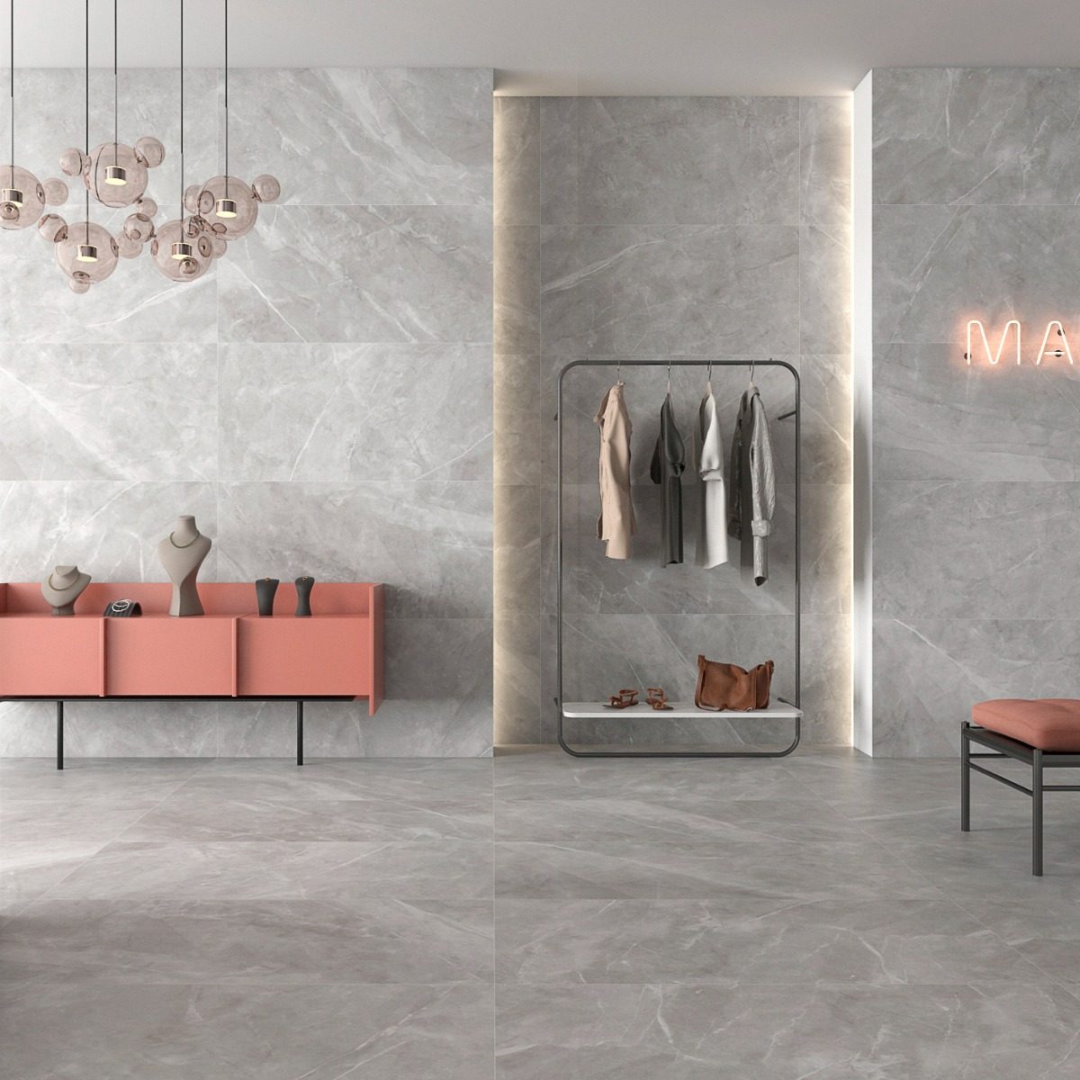 Klinker Magda Perla Marmor Matt 60x120