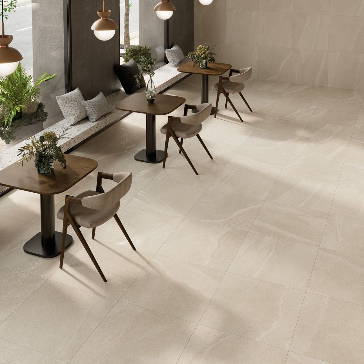 Klinker Austral Ivory Marmor Matt 75x75